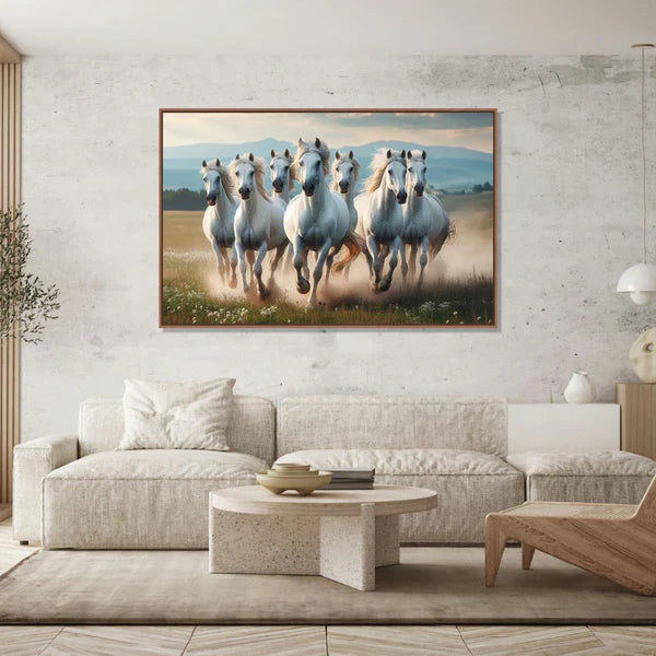 where should 7 horse picture in home