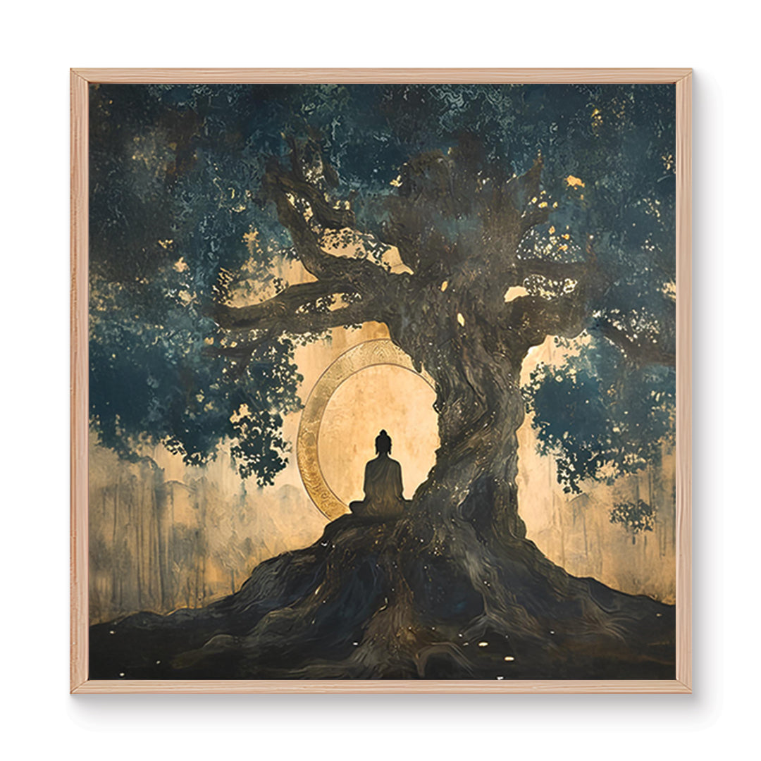 Buddha Tree Wall Art – Enlighten Your Space with Serenity