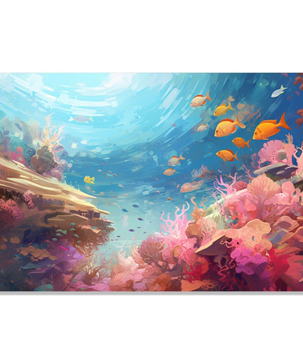 Sea Beach Wall Painting - Handmade Artwork | Craftico Creations – CRAFTICO